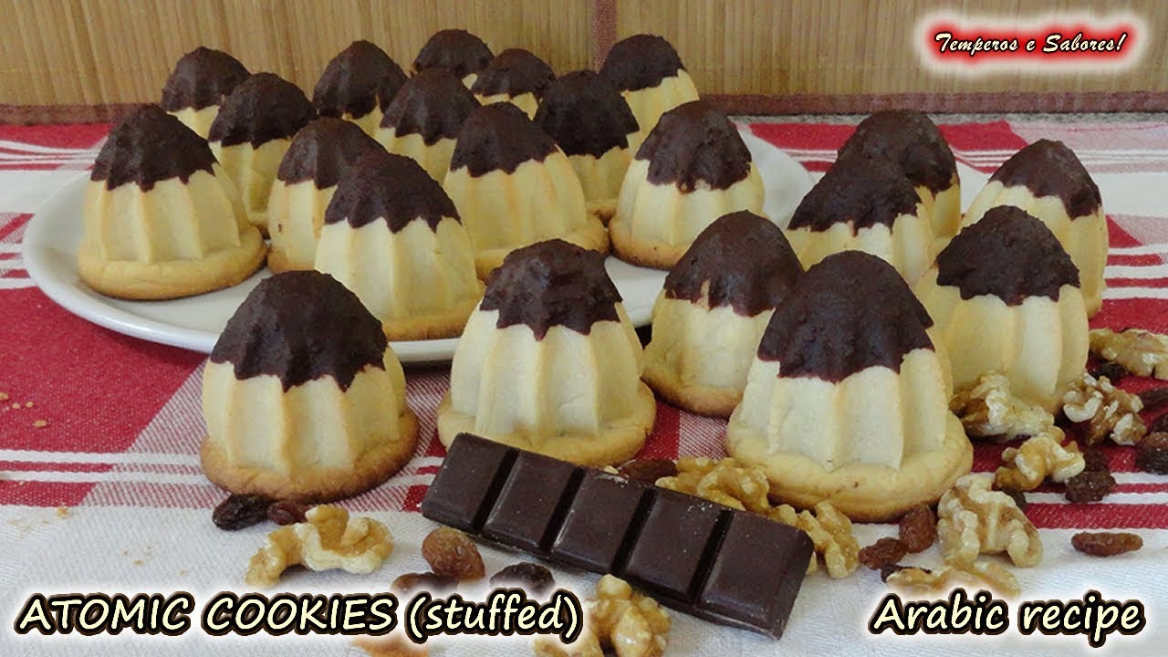 ATOMIC COOKIES STUFFED, Arabic recipe, amazingly delicious - YouTube