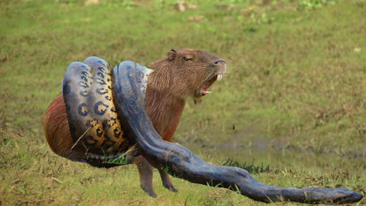 SUCURI ATACA CAPIVARA SEM DÓ - YouTube