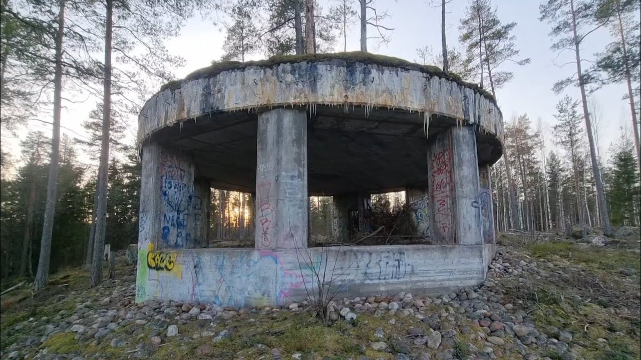 Abandoned train bunker (plumb) - YouTube