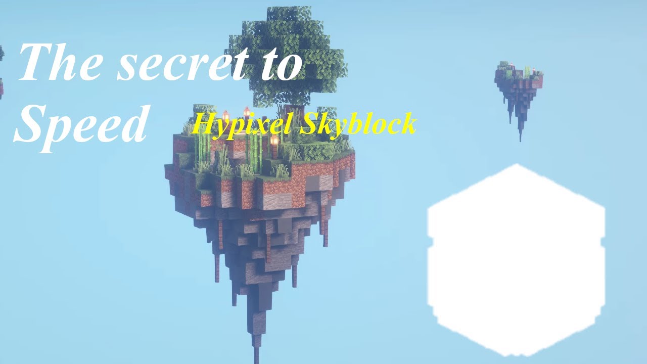 How to run fast | Hypixel Skyblock - YouTube