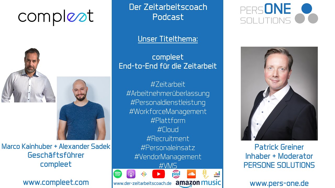 compleet End-to-End für die Zeitarbeit | Marco Kainhuber und Alexander ...