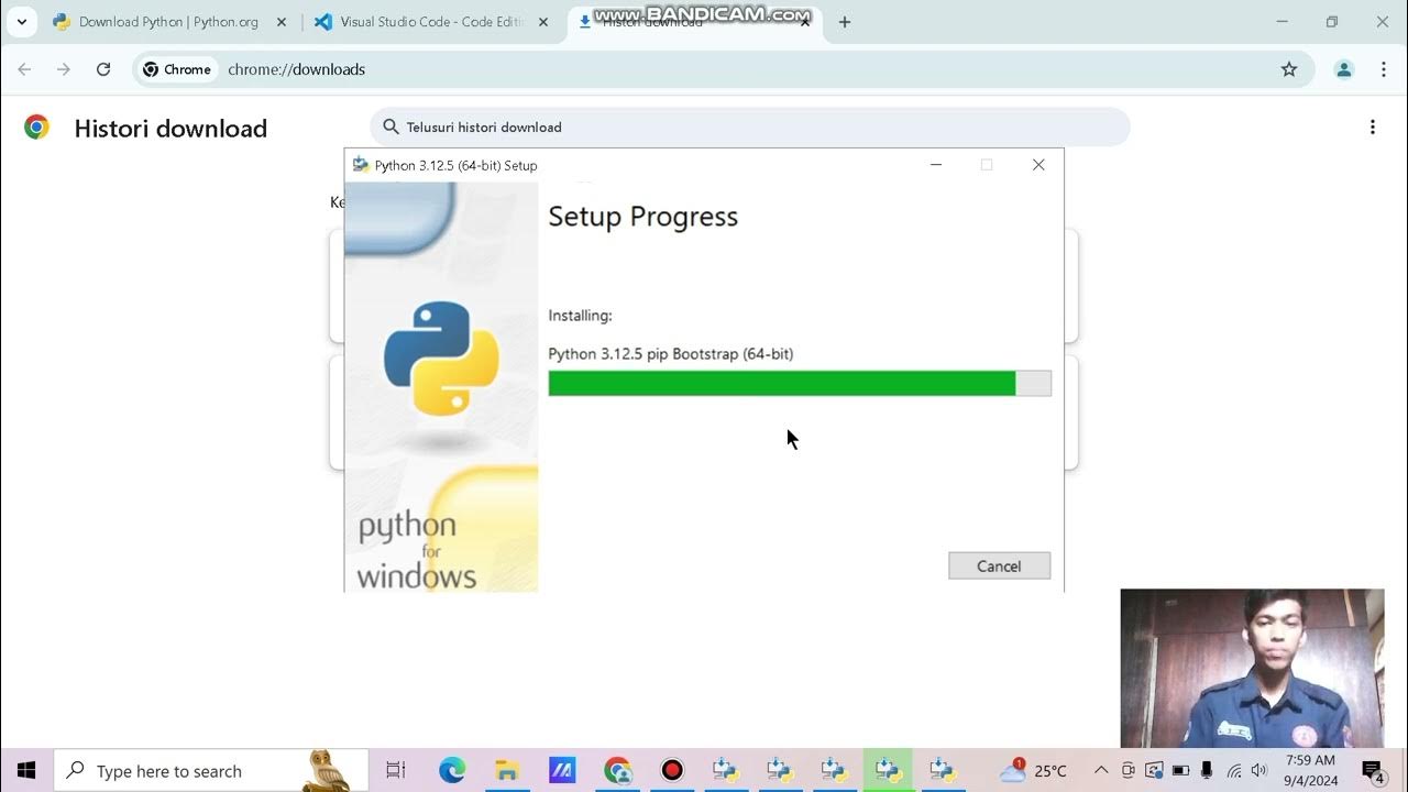 Cara Instal Python - YouTube