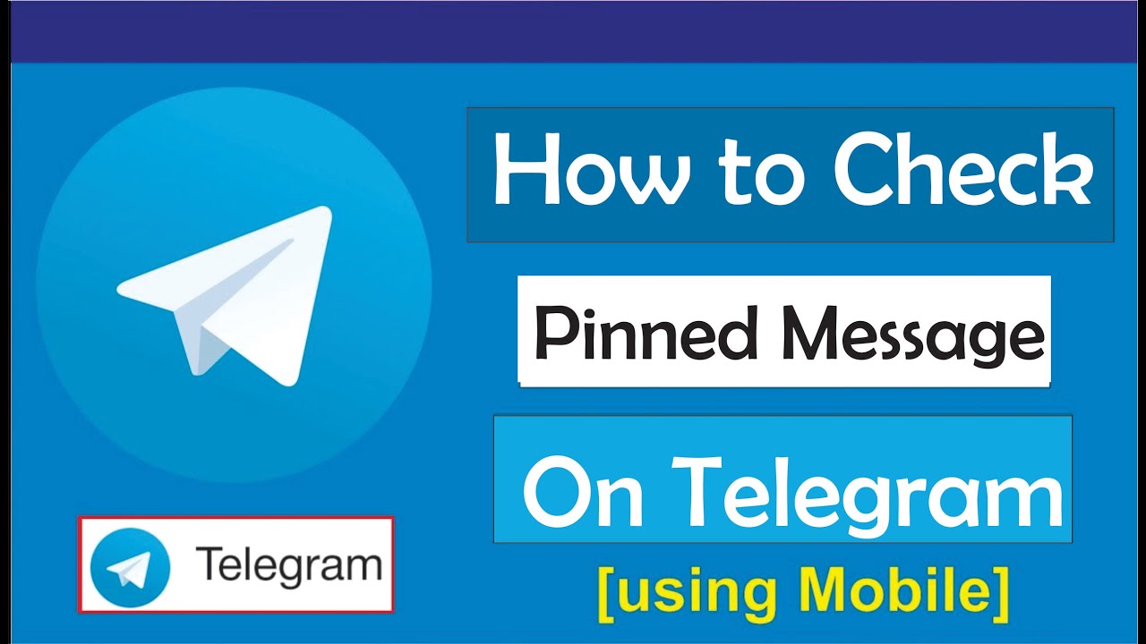 How To Check Pinned Message In Telegram - YouTube