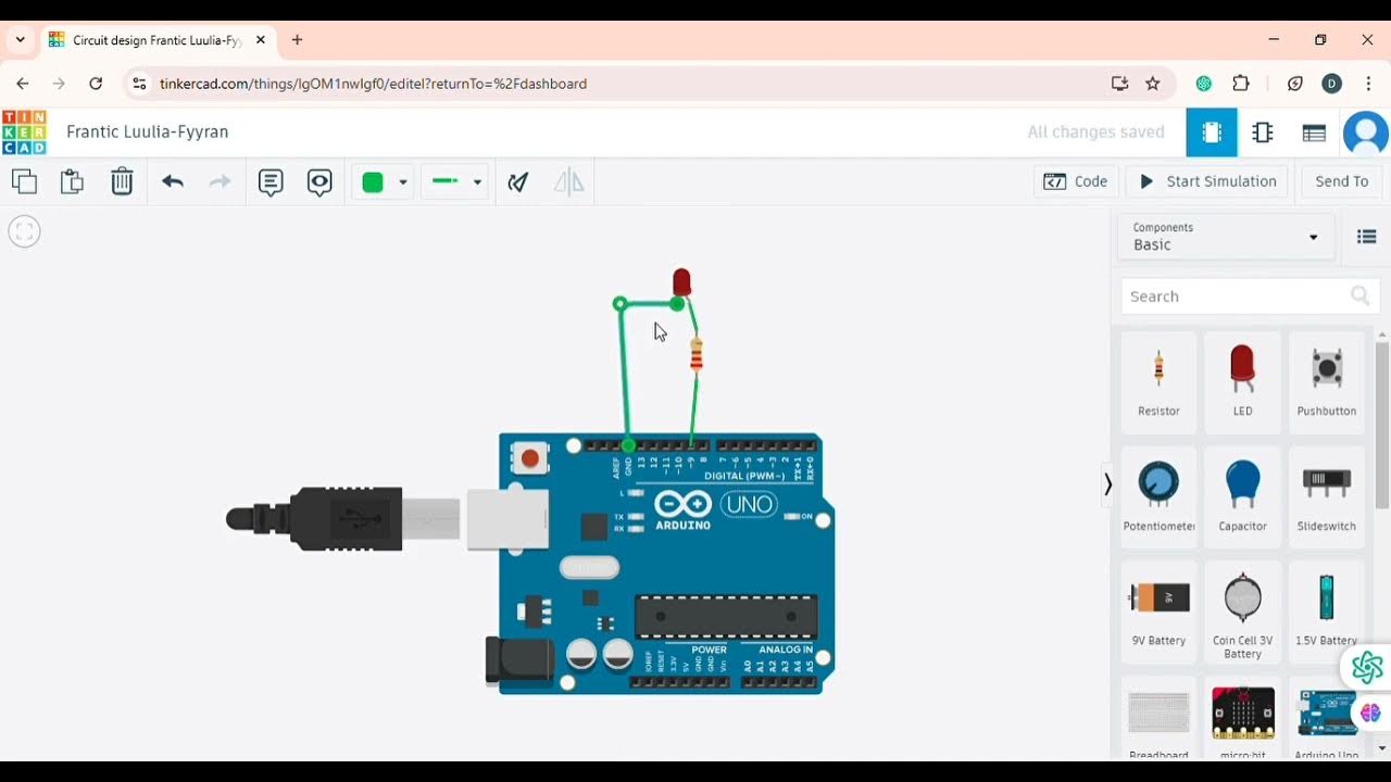 TUTORIAL SIMULASI ARDUINO DENGAN TINKERCAD - YouTube