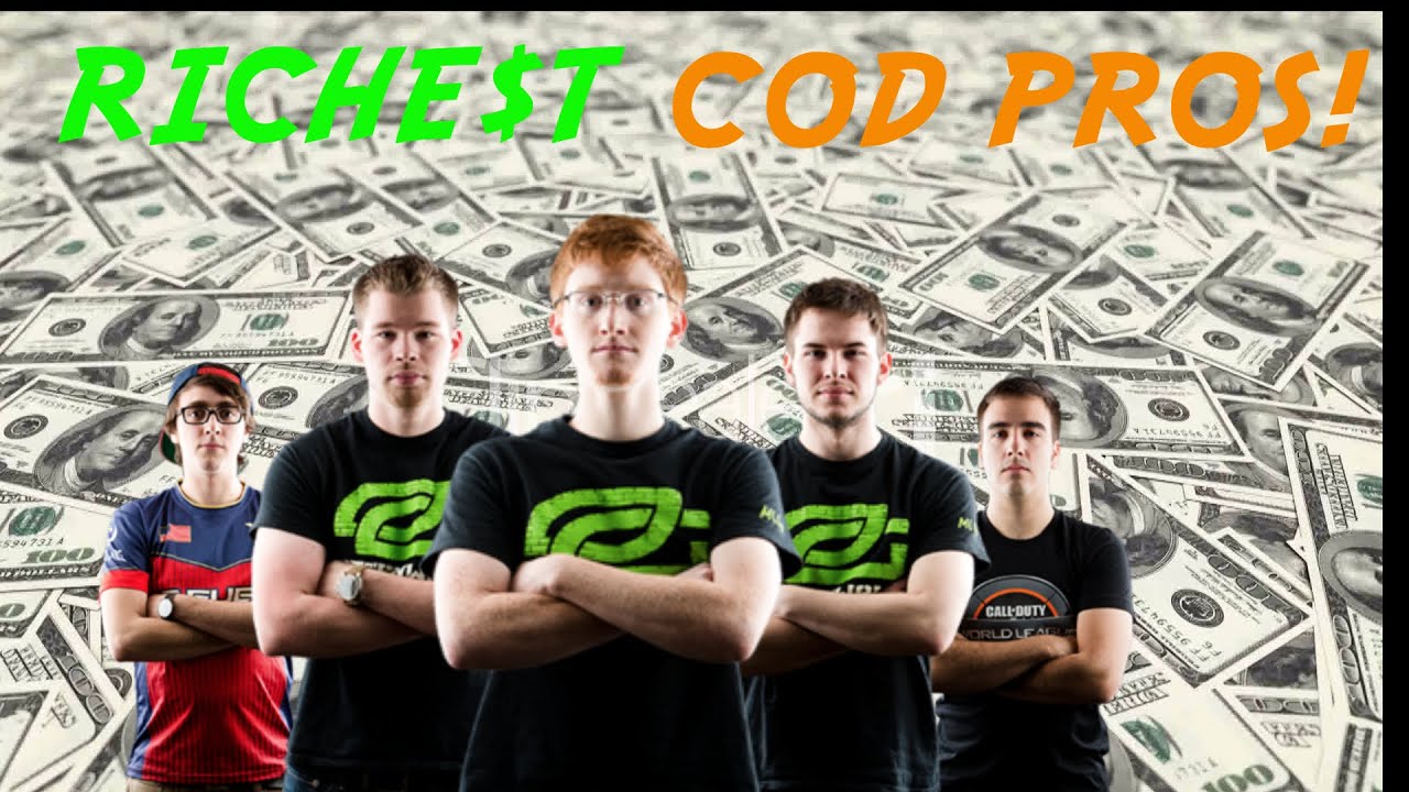TOP 5 RICHEST PROFESSIONAL COD PLAYERS! - YouTube