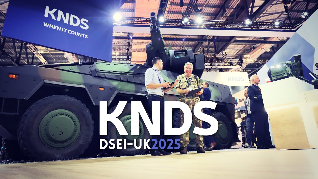 KNDS/ Action promo of day 1 @ DSEI-UK London - YouTube