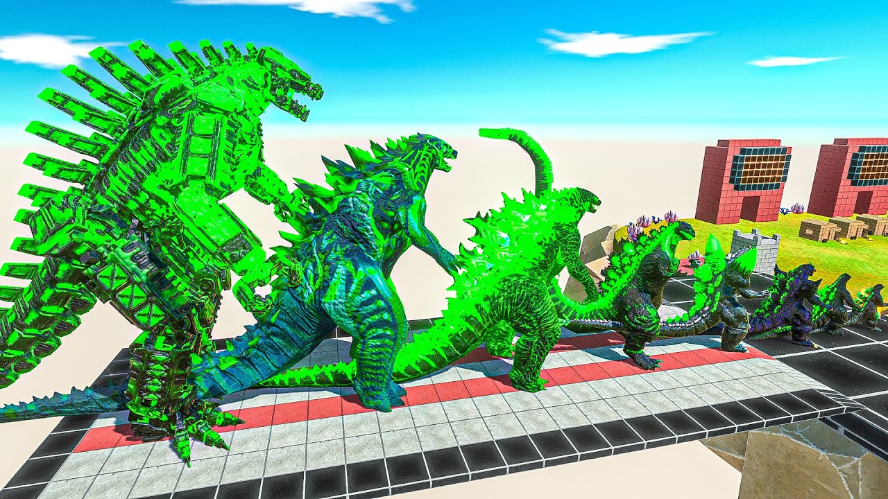 EVOLUTION of Radiation MECHAGODZILLA Size Comparison VS Thermo Godzilla ...