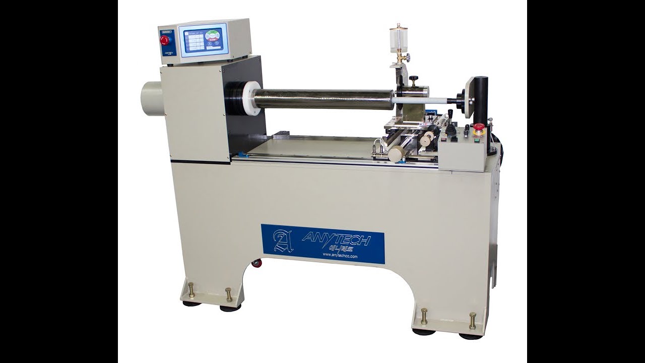 Anytech - 1인치 자동 롤재단기(1-inch Roll Cutting Machine) - YouTube