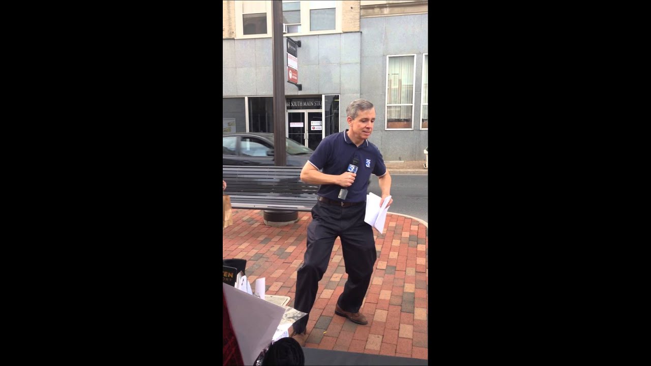 WHSV Bob Corso Dances in the Streets of Harrisonburg Virginia - YouTube