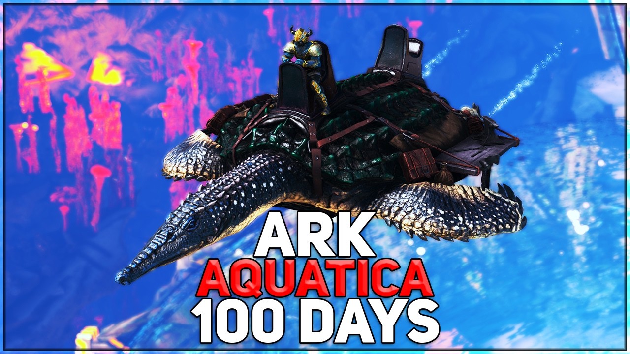 100 Ngày Sinh Tồn Dưới Biển Ark Aquatica🐟🌊 - YouTube