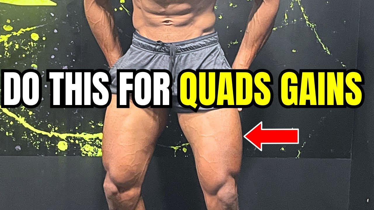 5 Exercises for Bigger Quads | Leg Workout - YouTube