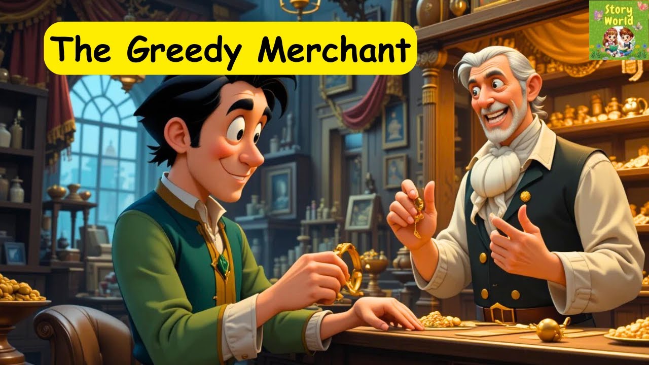 The Greedy Merchant | English Story for Kids | Moral Story ...