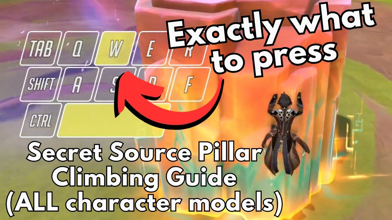EXACTLY how to climb the Secret Source Automaton Pillars | Genshin ...