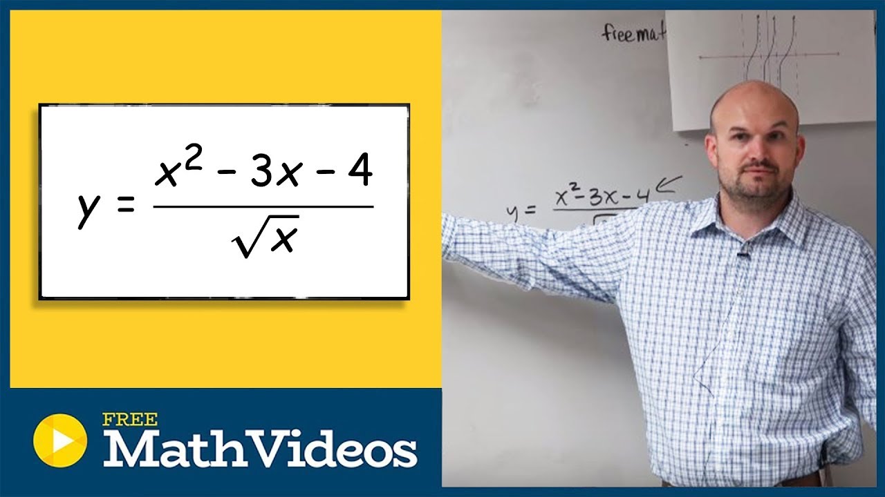 How To Find The Domain Of A Rational Function With Radical - Youtube
