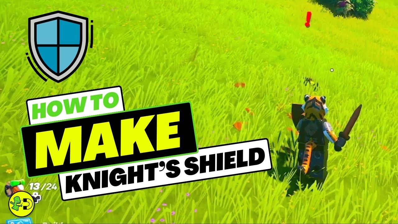 LEGO Fortnite How to Make & Use Knight's Shield - YouTube