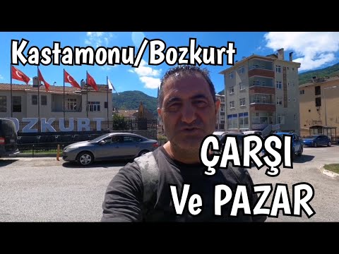 Kastamonu - Bozkurt Büyük Selden sonra Çarşıyı ve Pazarı gezdim #kastamonu #köyhayatı