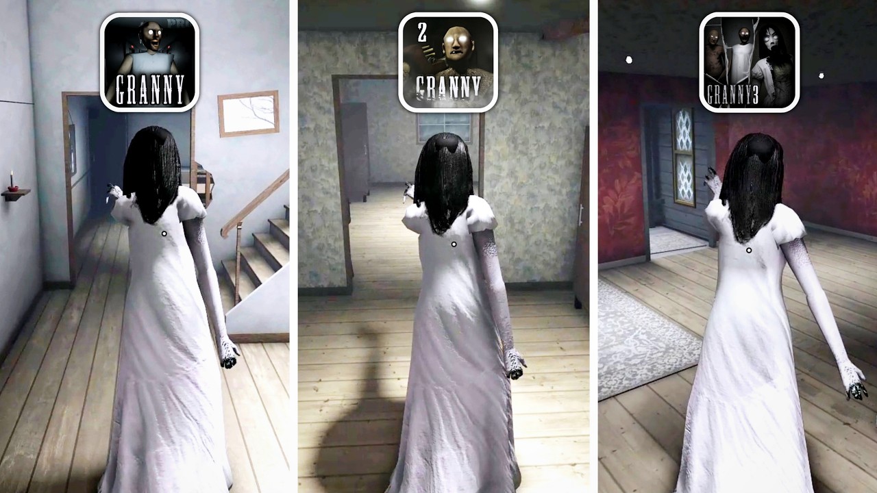 Playing As Slendrina In New Granny Roblox All Chapters 1, 2, 3 | Granny ...