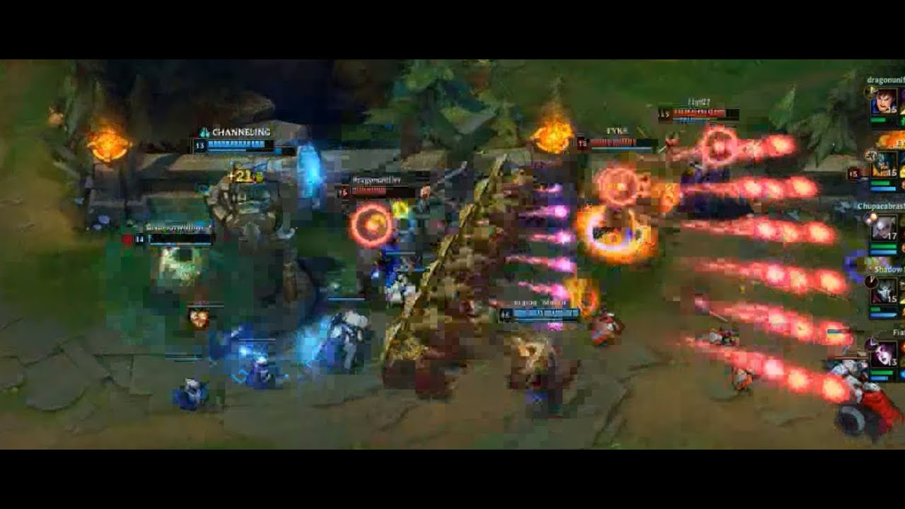 What happens when the enemy team 5v5's early game - YouTube