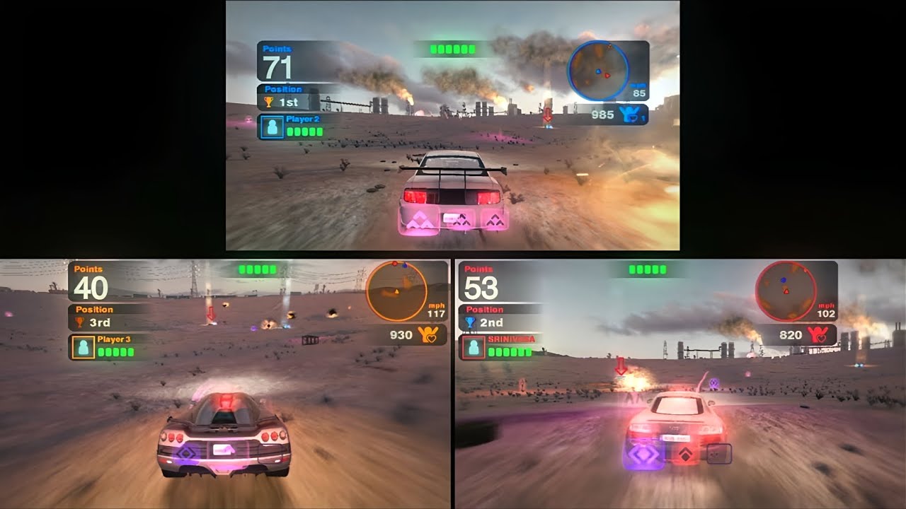 Blur : Motor Mash Multiplayer Gameplay - YouTube