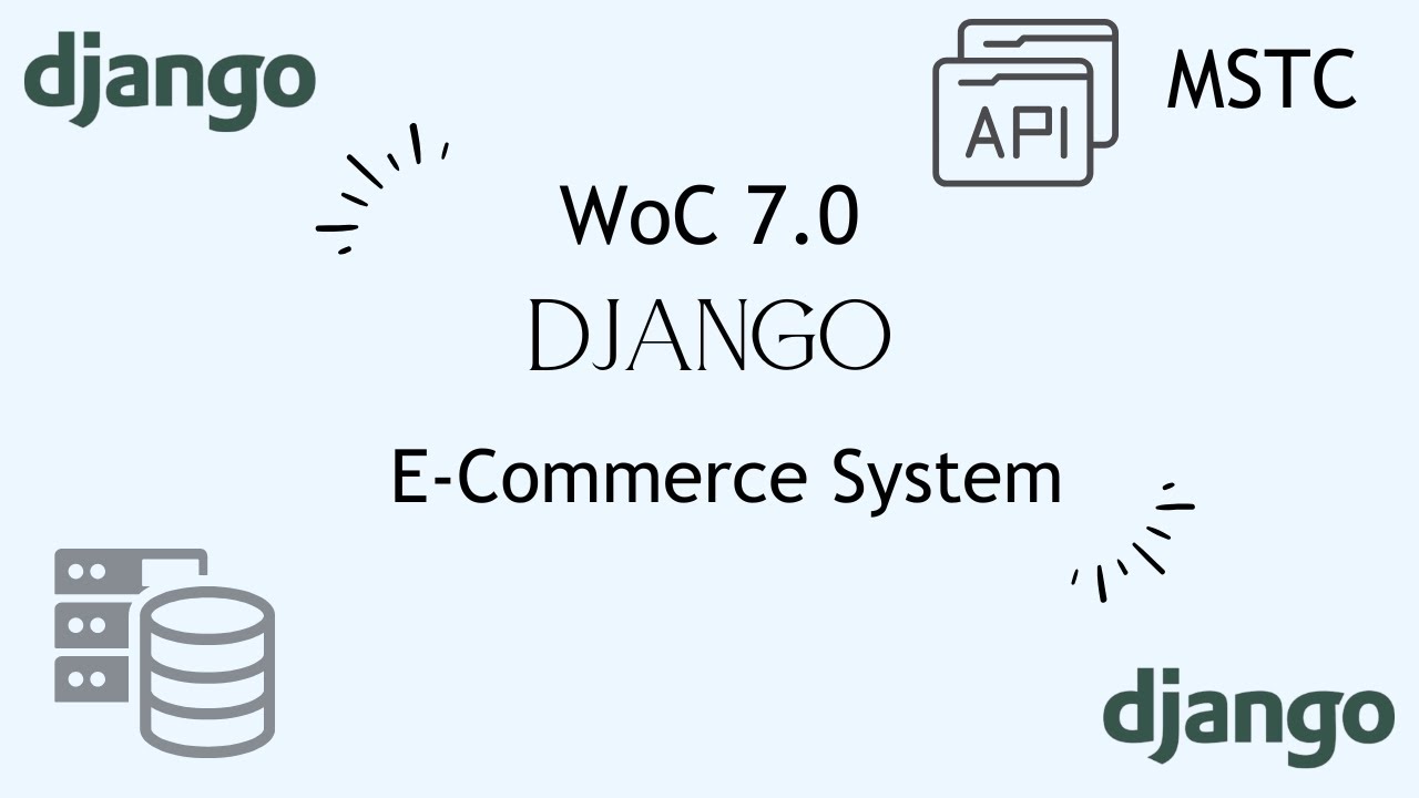 [WoC 7.0] Django: E-Commerce System - YouTube