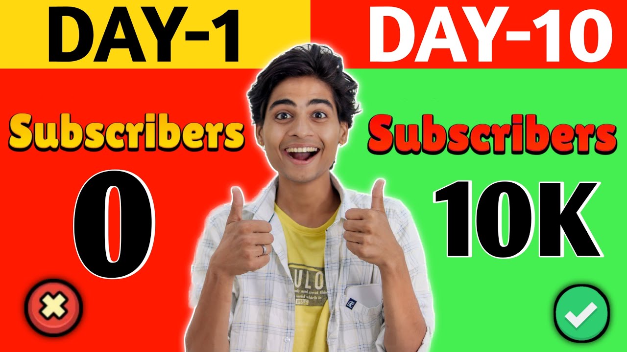 How to GET 10K SUBSCRIBERS on YouTube IN 10 DAYS (GUARANTEED) - YouTube