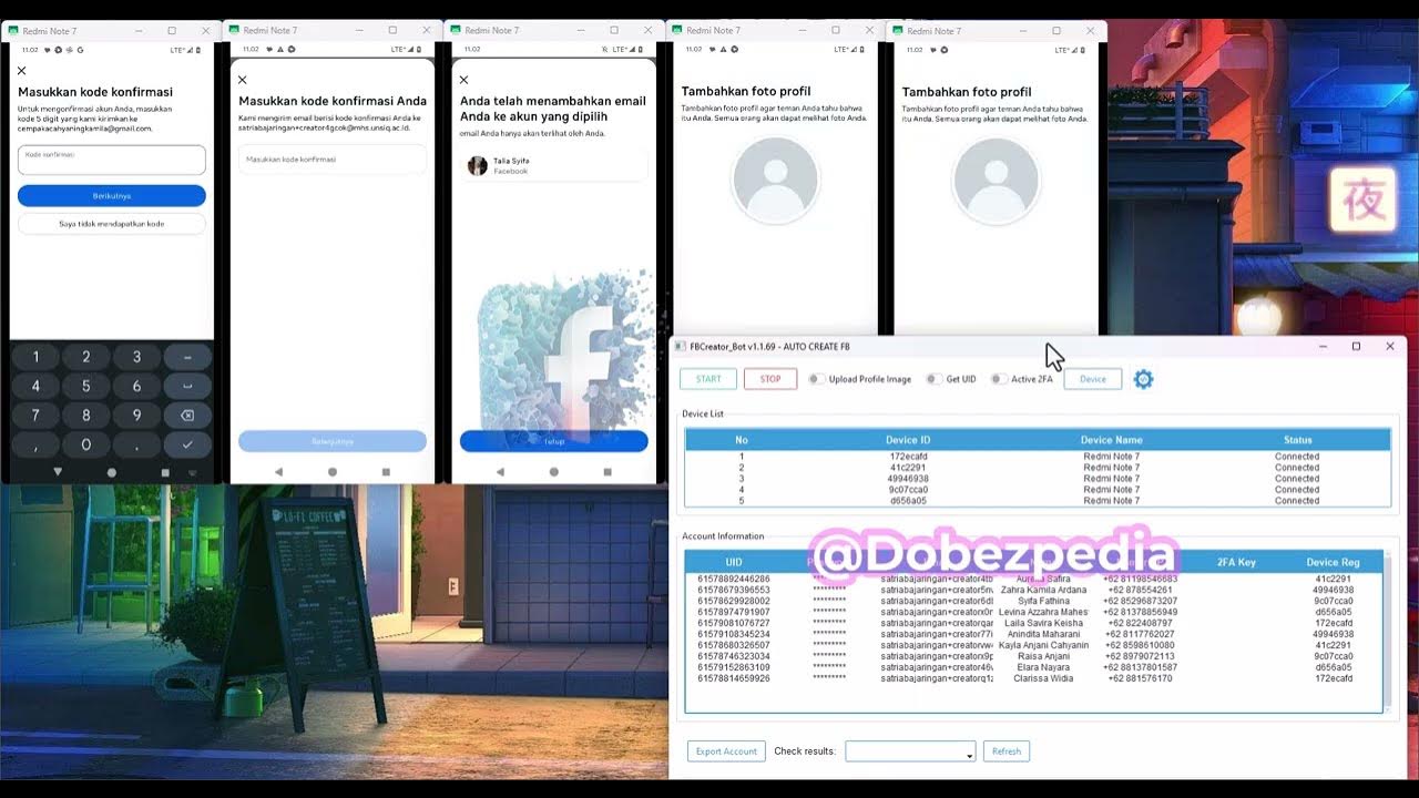 FBCretorBOT UPDATE v1.1.73 Auto Create Facebook + enable 2FA , Facebook ...
