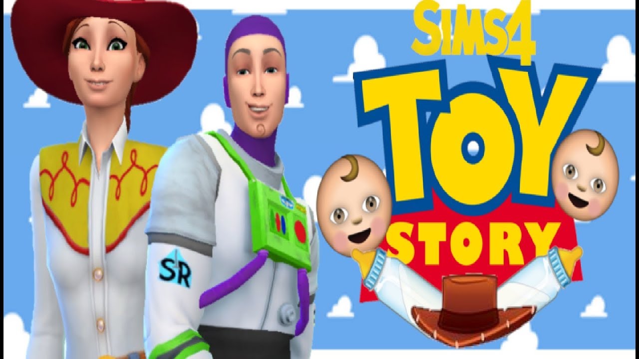If Buzz and Jessie HAD CHILDREN!👶 I Disney TOY STORY Sims 4 I Genetics ...