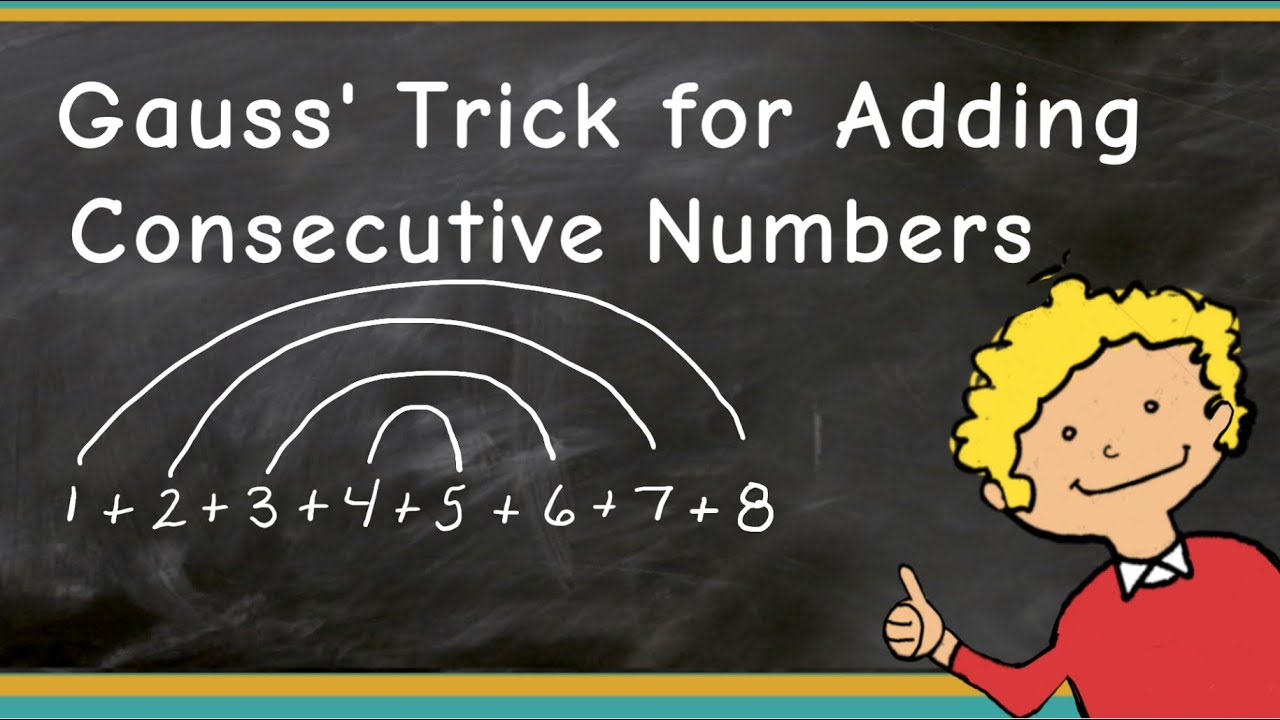 "The Rainbow Trick" | math song about Gauss summation - YouTube