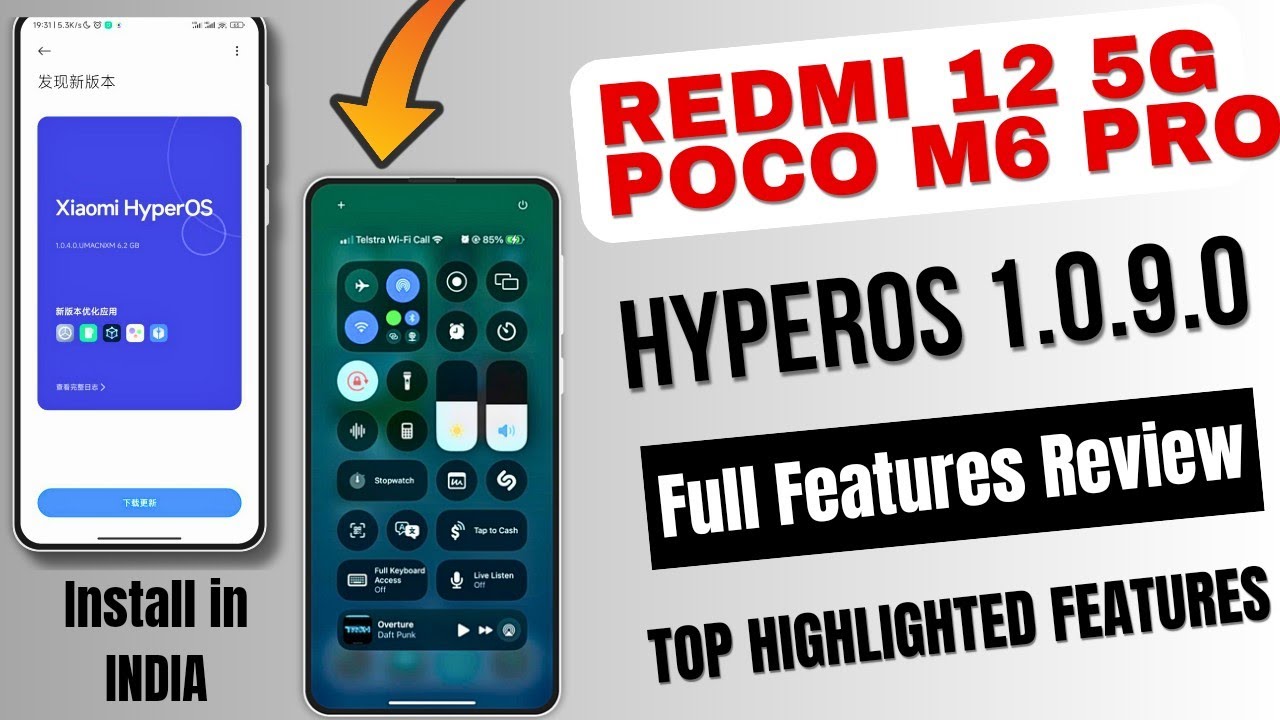 Redmi 12 5G/POCO M6 Pro HyperOS 1.0.9.0 New Update Release & Full ...