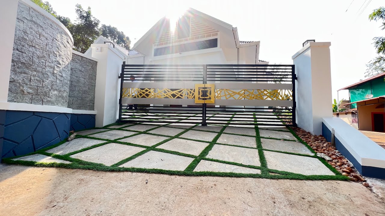 Automatic gate opener installation|Our on gate manufacturing unit ...