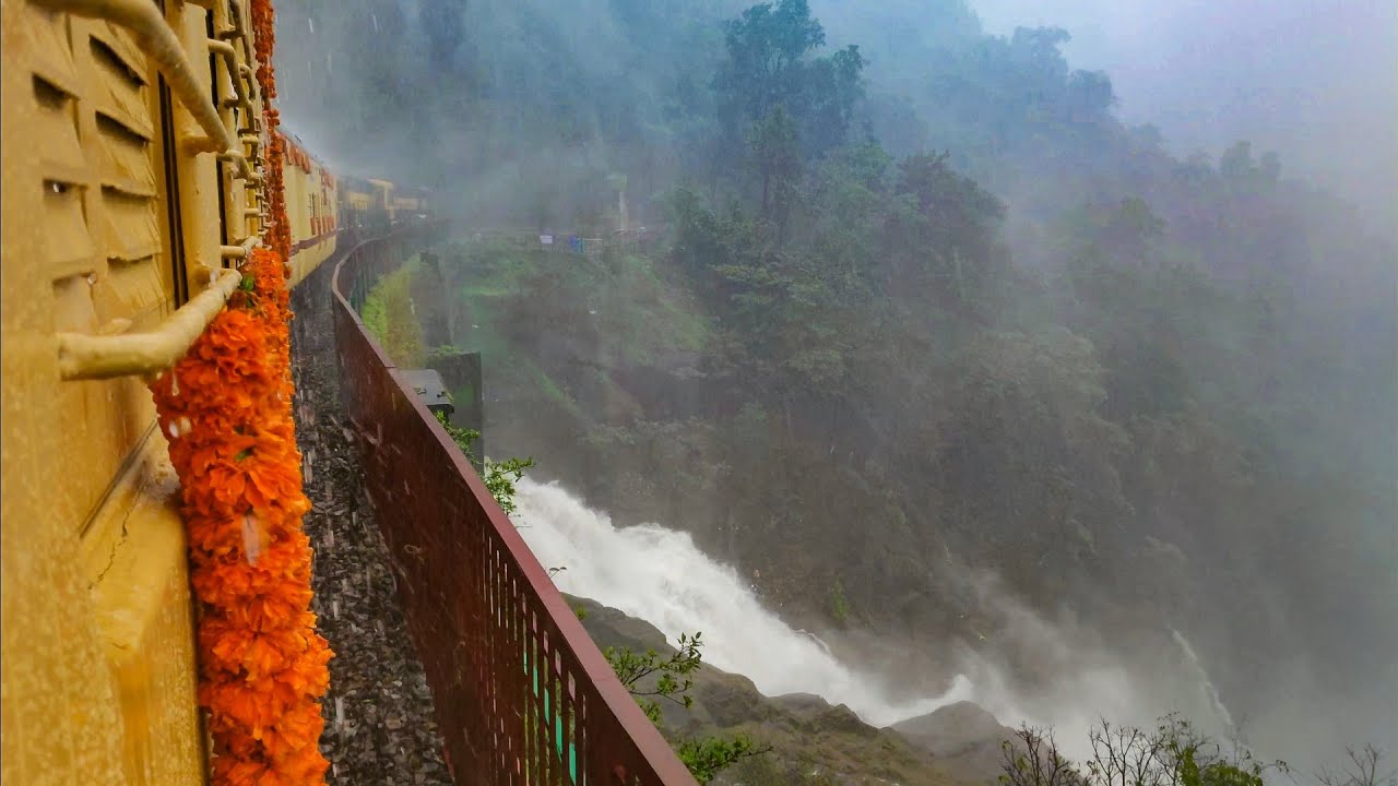 First Train To Officially Halt At New Dudhsagar Water Falls(DWF ...