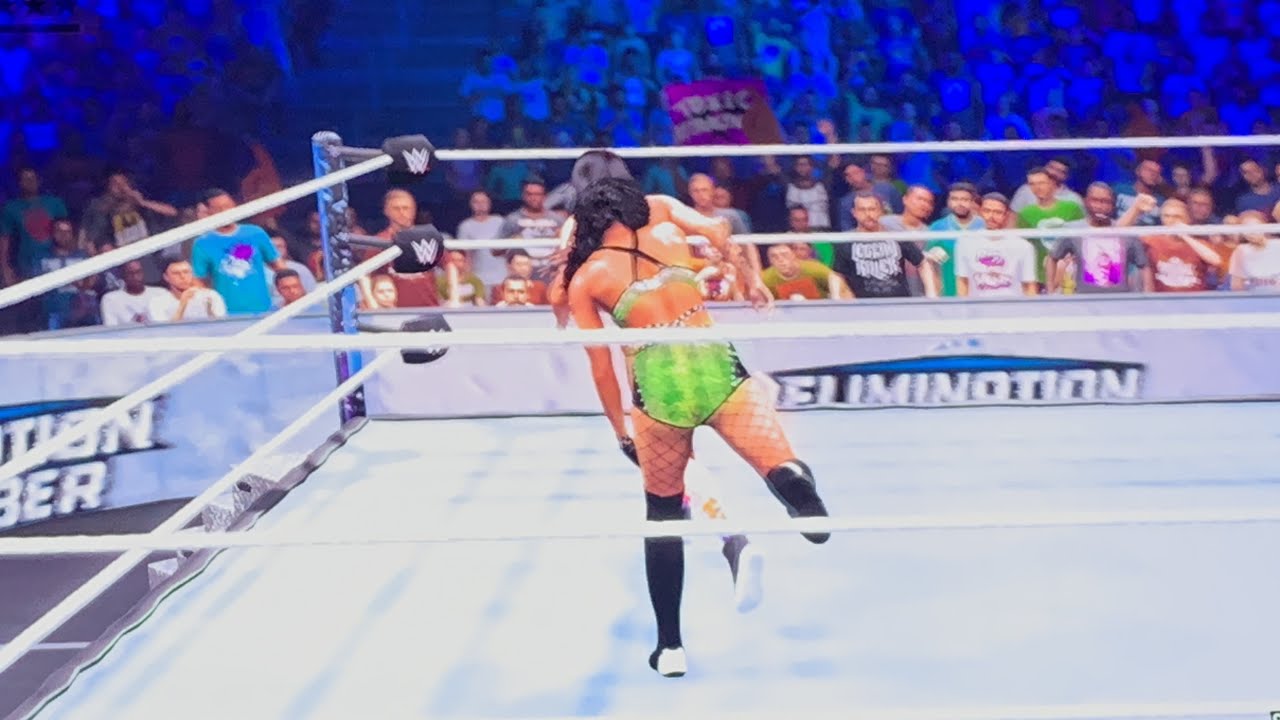 WWE elimination chamber Cora jade Vs jayce Jayne - YouTube
