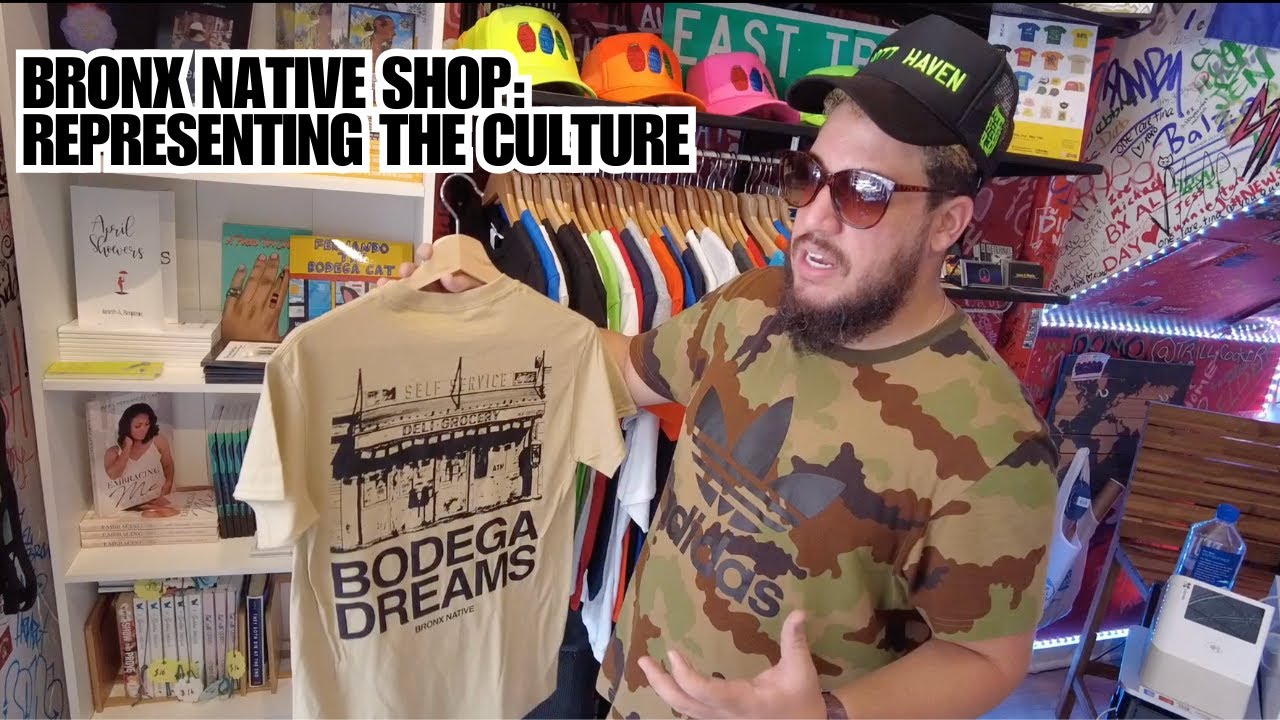 Bronx Native Shop: Representing the Culture! #Bronx #BronxNY - YouTube
