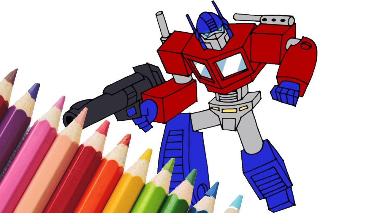 How to Draw Optimus Prime | Transformers - YouTube
