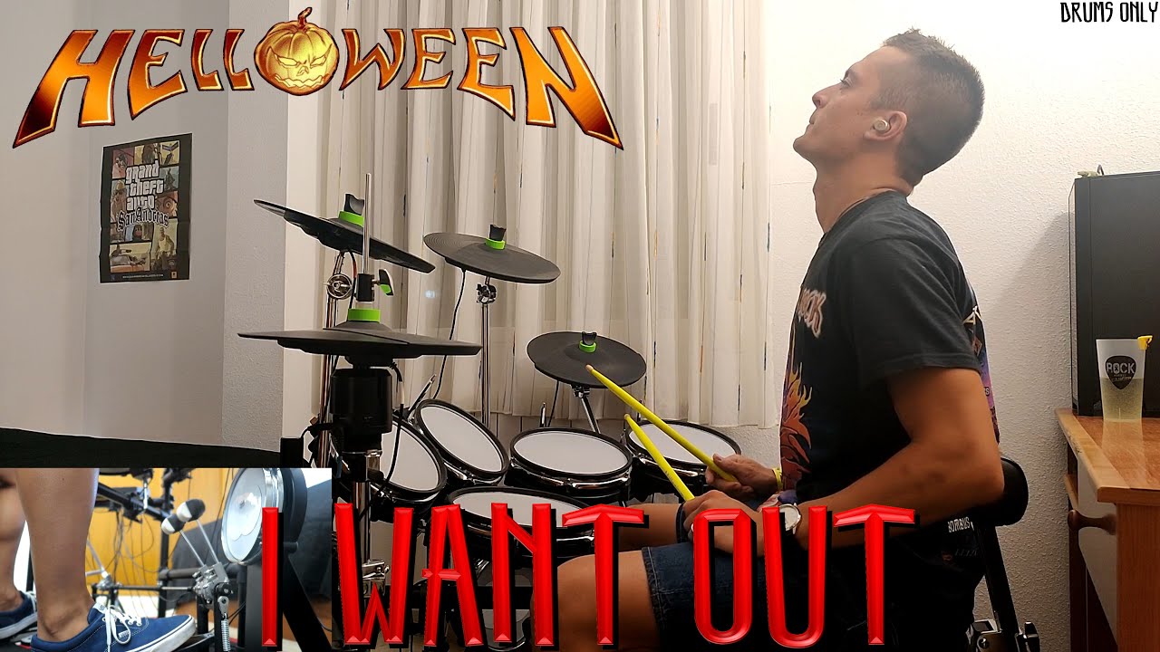 Helloween - I Want Out - Drums Only - YouTube