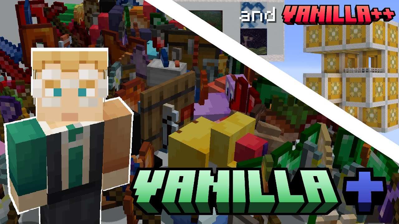 Vanilla+ | A Family of Data Packs for Minecraft: Java Edition - YouTube