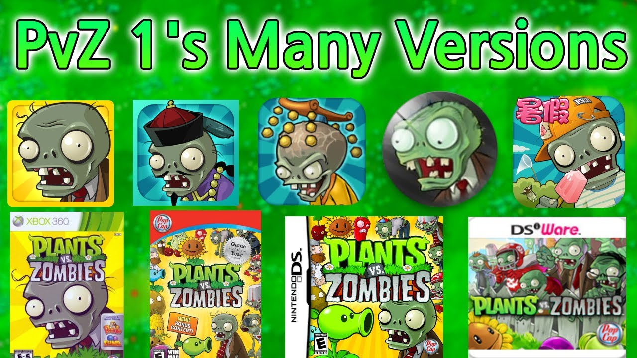 The Many Versions of Plants Vs Zombies 1 (2009 - 2024) - YouTube