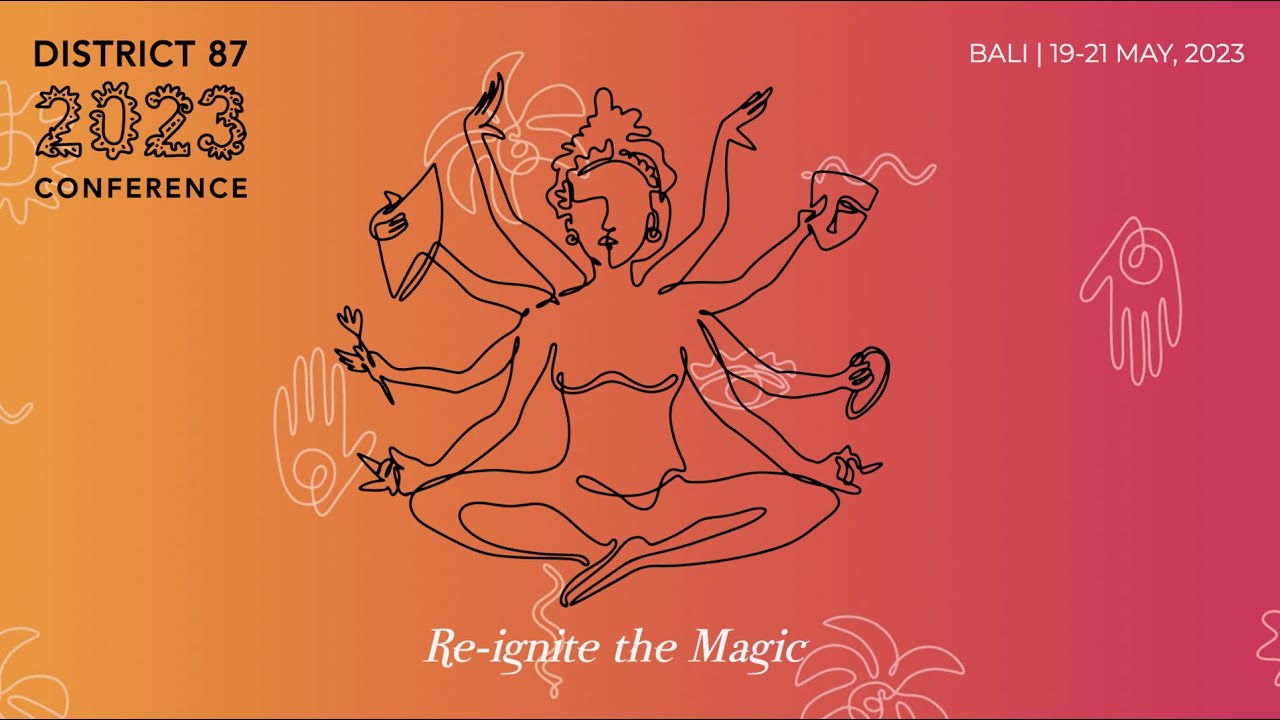 Upcoming District 87 Bali Conference 2023 - YouTube