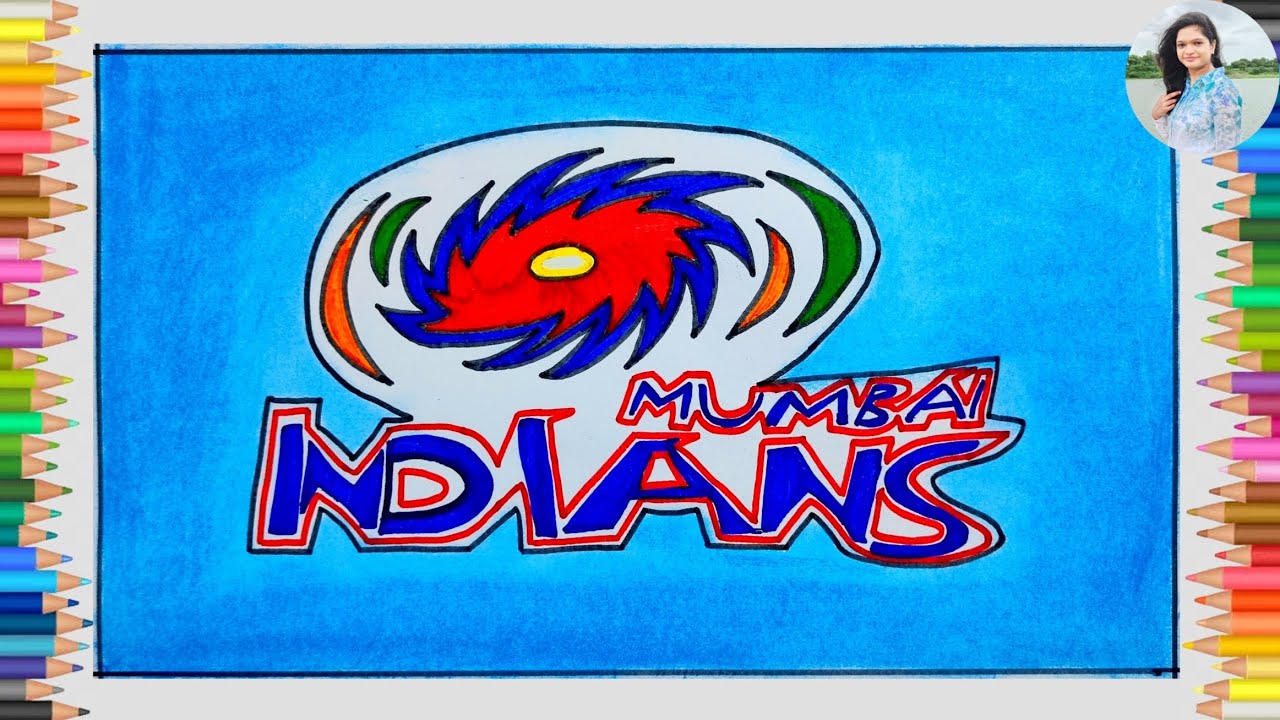 How to Draw Mumbai Indians Logo | Indian Premier League | Mumbai ...