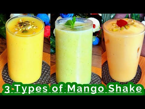 Super Yummy Mango Milkshakes Recipe मैंगोशेक | Mango Smoothie|Mint ...