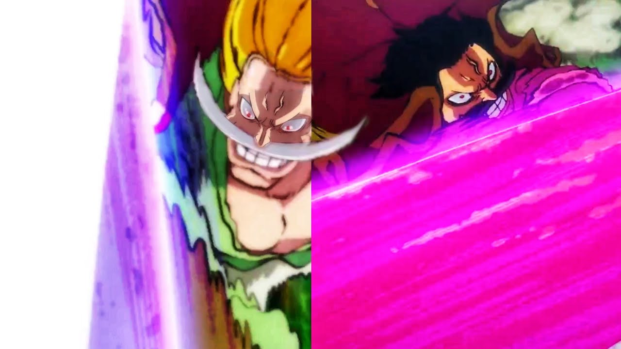 Conqueror's Haki Clash Roger vs Whitebeard | One Piece | Haki clash - YouTube