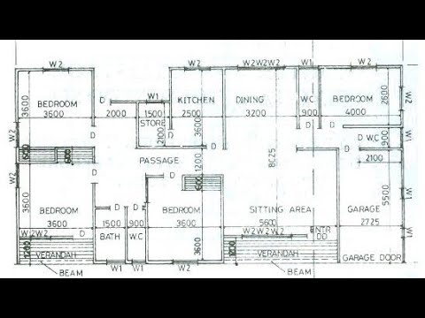Waec 2016 building plan having three wardrobe and roller shutter - YouTube
