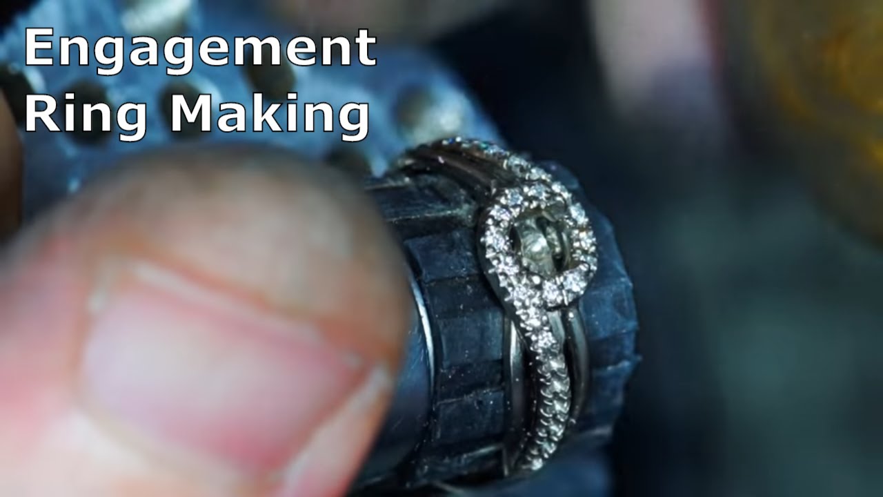 Diamond Engagement Ring Making - by Hand - YouTube