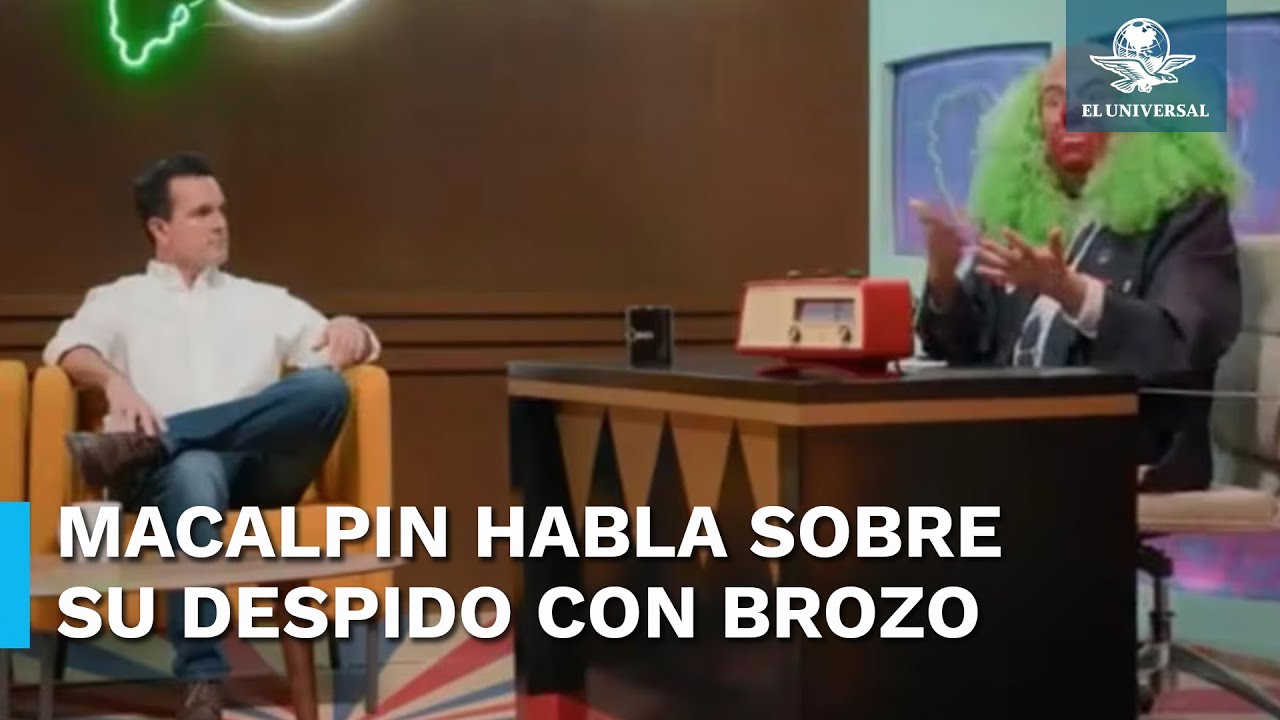 Gustavo Macalpin se sincera con Brozo sobre su despido de Canal 66 ...
