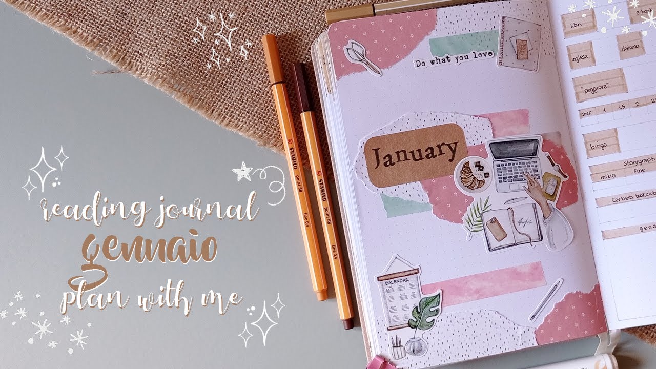 Reading Journal: Gennaio - plan with me - YouTube