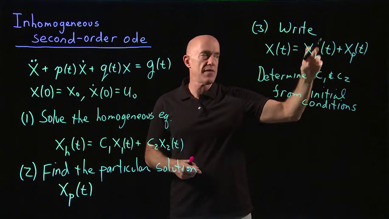 Inhomogeneous Second order Ode Lecture 19 Differential Equations inhomogeneous-second-order-ode-lecture-19-differential-equations