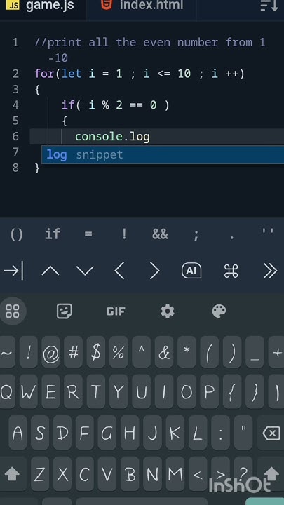 Print even number from 1 to 10 using for loop in javascript - YouTube