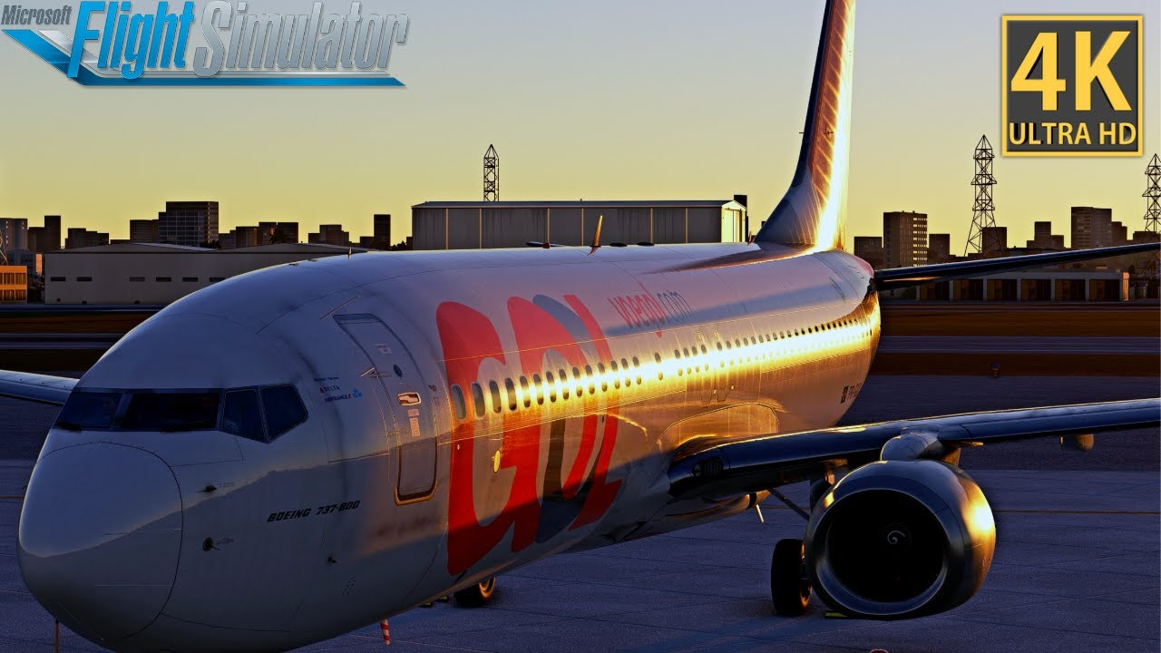 [4K] MSFS2020 | REALISTIC GRAPHICS | Takeoff from Congonhas (SBSP ...