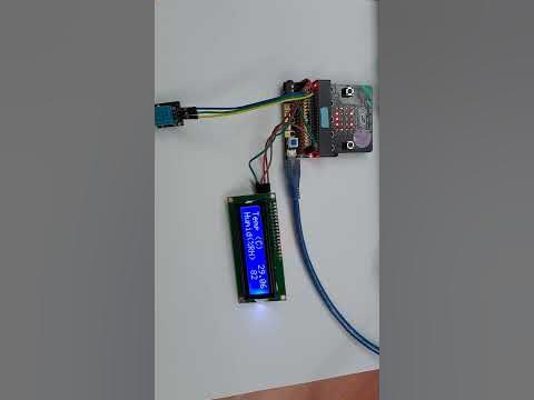 Microbit : Display Environmental Conditions on an 1602 LCD. - YouTube