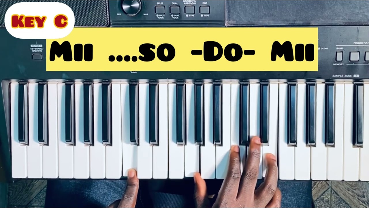 KEY “ C. “ HOW TO PLAY OTHER KEYS TO THE ONES YOU KNOW | Beginners ...